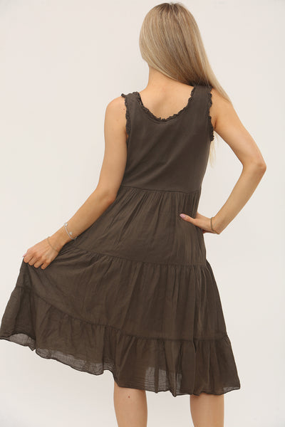 BASIC TIERED DRESS – NN FASHION