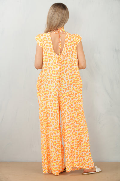 LEOPARD CHEESE CLOTH JUMPSUIT – NN FASHION